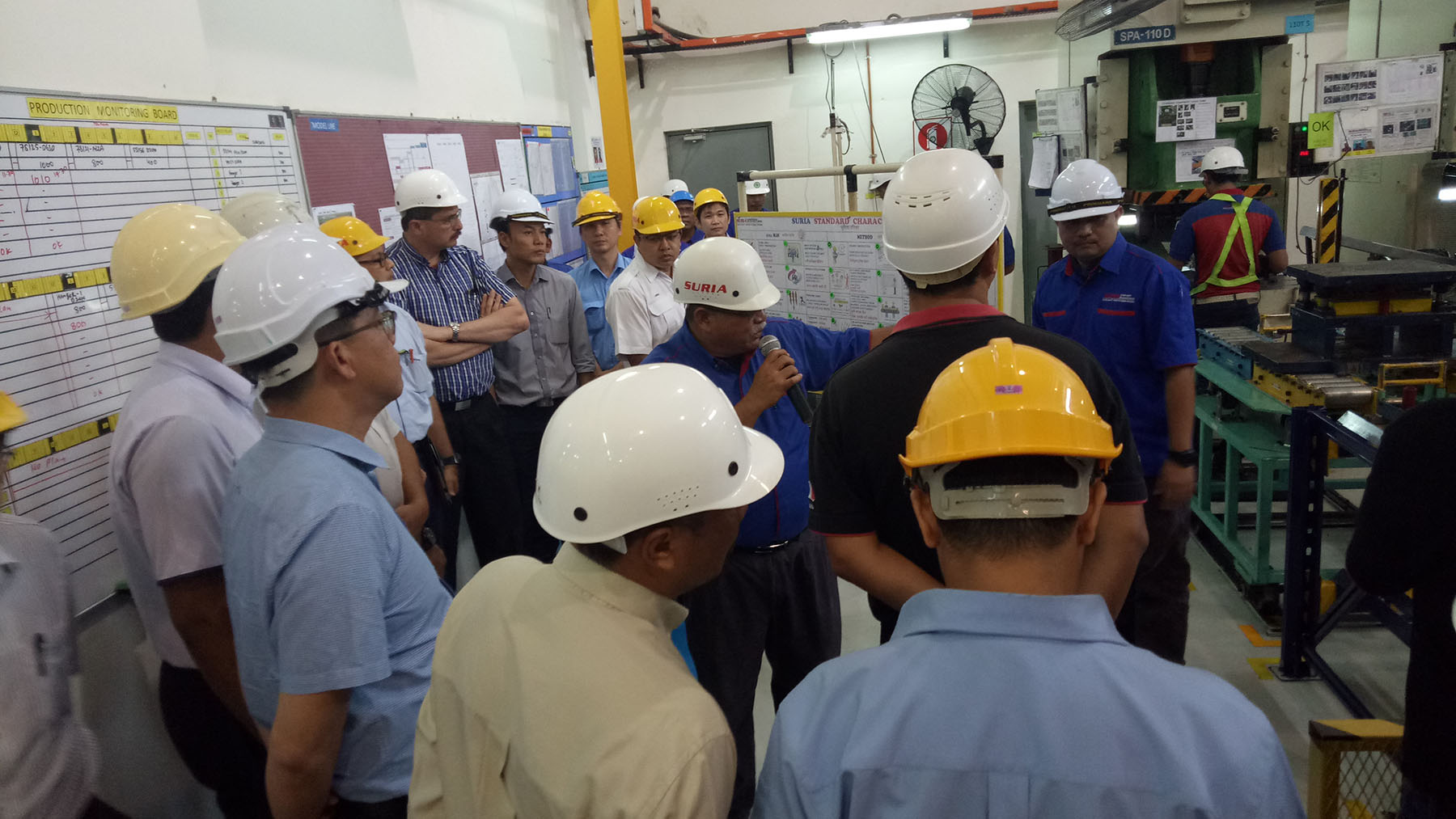 2017.10 KVP Local Plant Study Visit to Suria Component Manufacturing (M ...